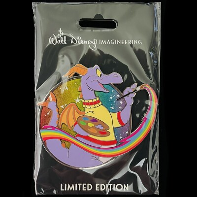 LE WDI Figment Dragon Profile Rainbow Paint Brush D23 Expo MOG Disney ...
