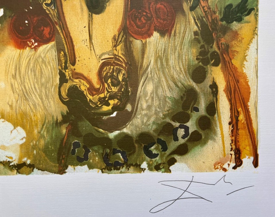 Salvador Dali Dalinean Horse BUCEPHALE Signed Limited Edition Lithograph Art | eBay