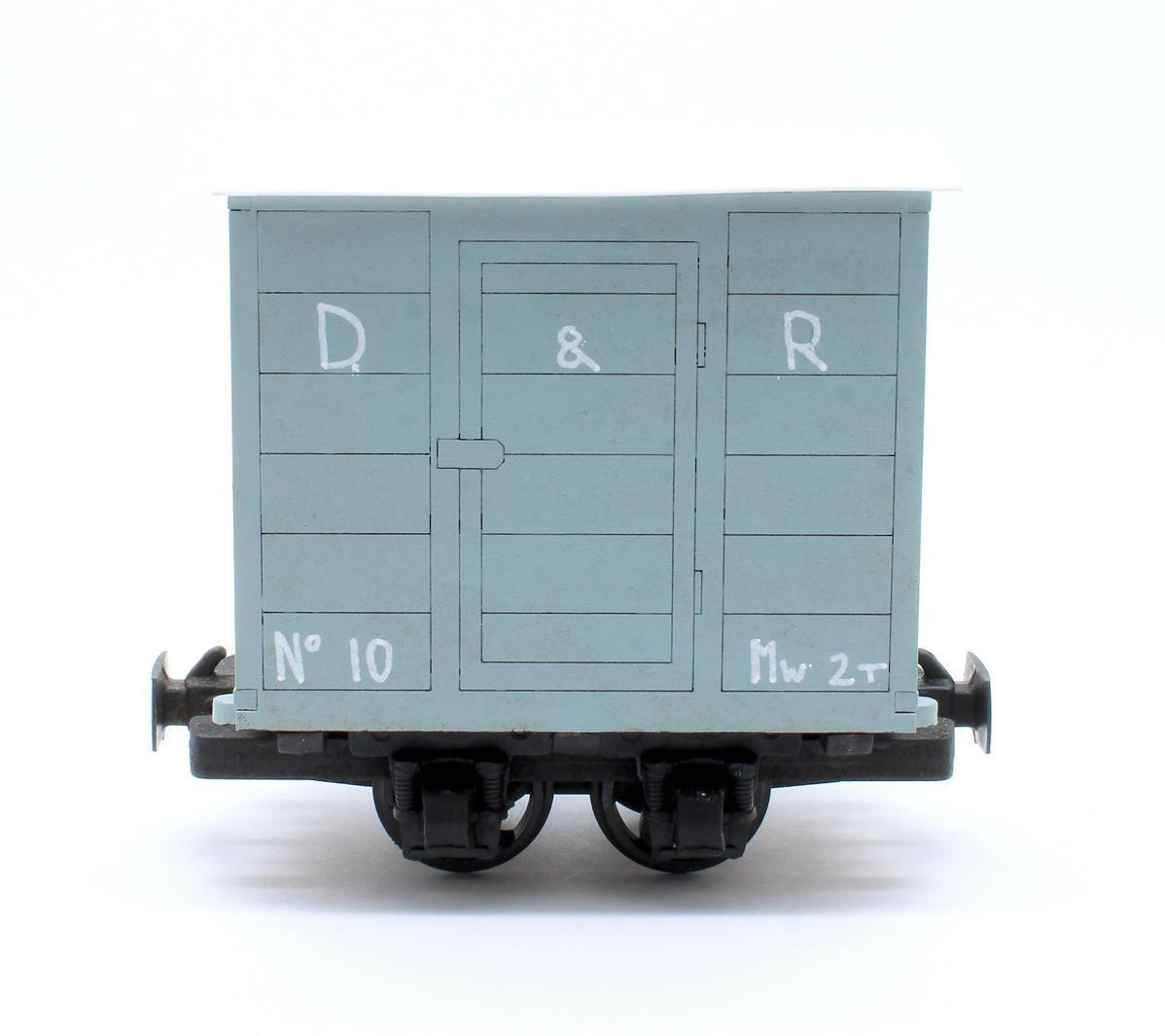 KIT BUILT '32MM' GAUGE RAKE OF 3 WOODEN LASER CUT BOX WAGONS | eBay UK