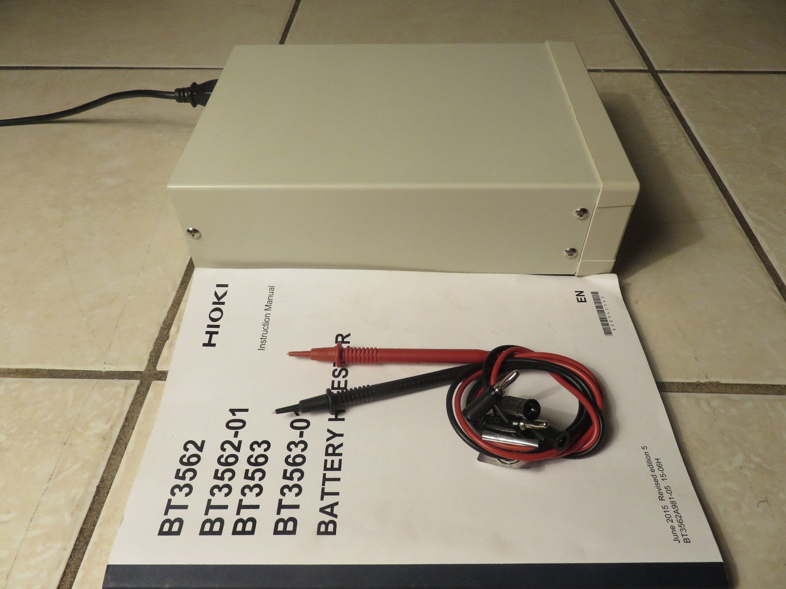 Hioki BT3563 6V/60V/300V Battery HiTester. Mint condition | eBay