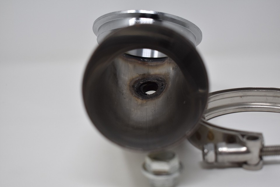 Stainless Down Pipe Elbow 90 Holset Turbo HY35 HE351 Vband Flange Clamp ...