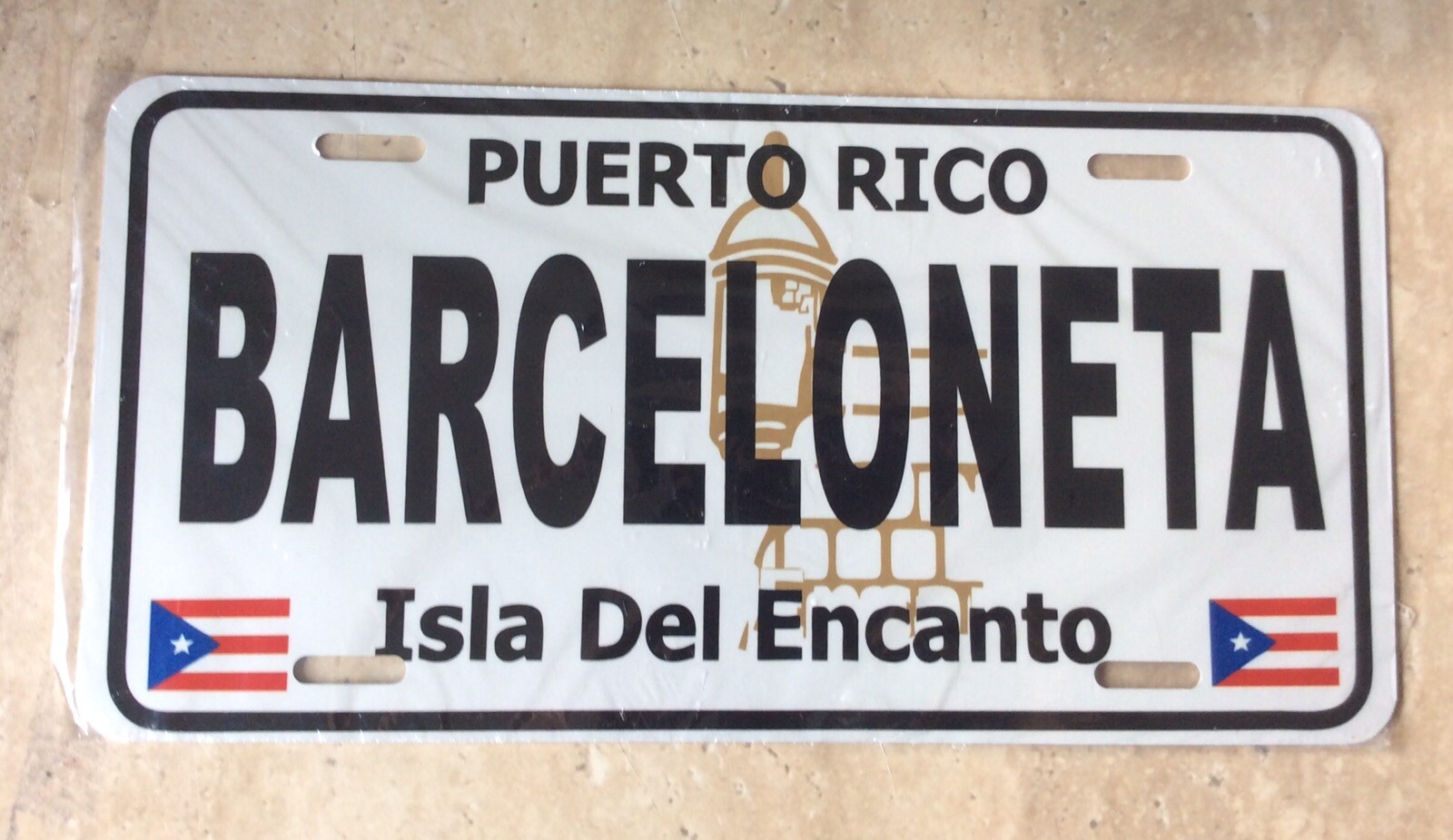 Tablilla De Puerto Rico Material Aluminio Tamaño 6x12 | eBay