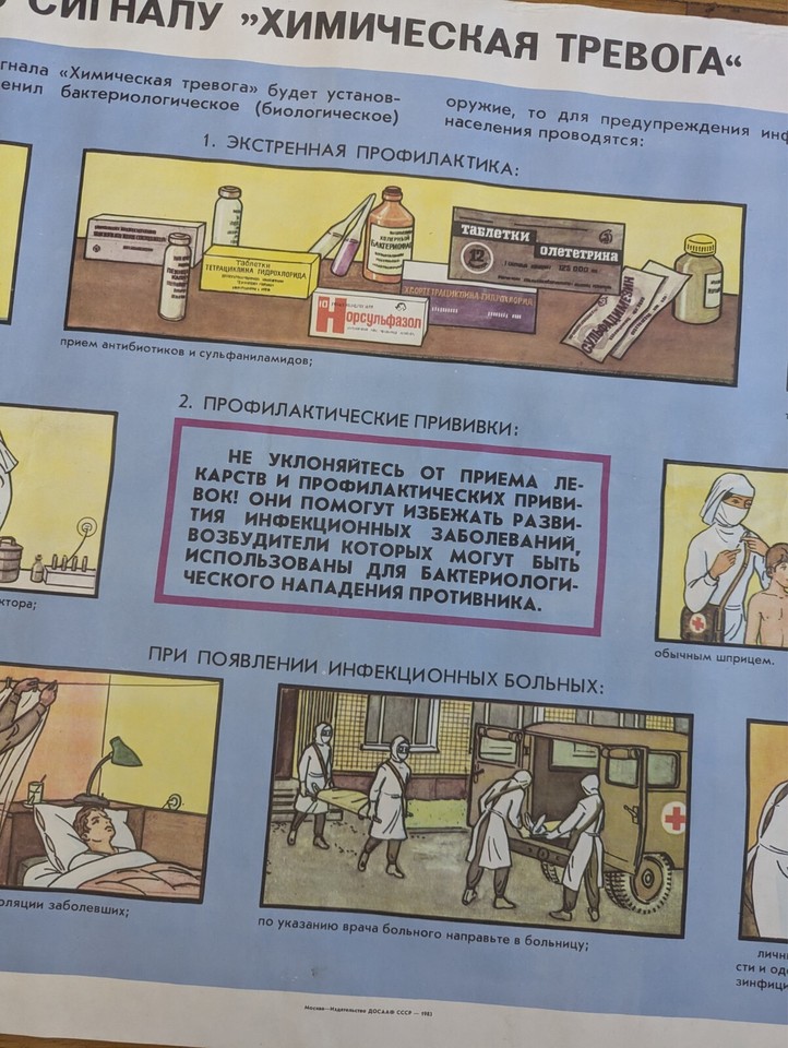 actions when signaled chemical danger -Chernobyl - Cold War - Original ...