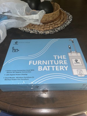 The Blue Cactus Universal Battery Pack for Reclining Furniture with LCD ...