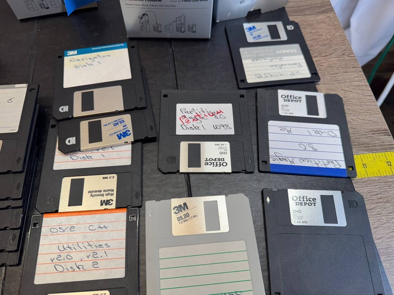 Vintage Lot of 3.5" Floppy Disks – Mixed Brands & Software Labels ...