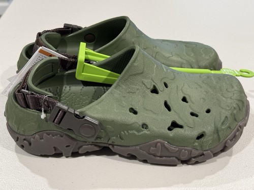 CROCS All Terrain Atlas Clog Army Green Espresso 208391-32C Men’s 7 ...