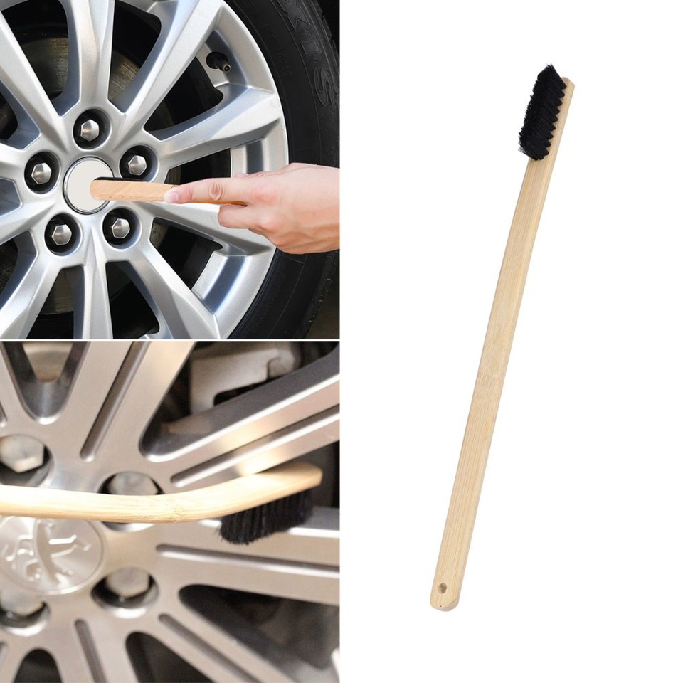 Rotating Crevice Brush Soft Wheel Brushes for Detailing Car Washing ...