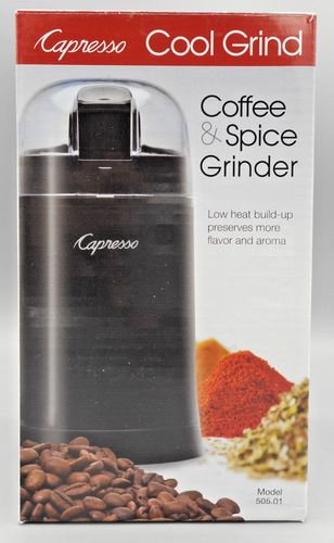 Capresso Cool Grind Coffee & Spice Grinder Model 505.01 NEW | eBay