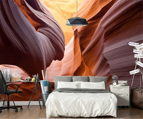 Smooth Retro Riband 3D Full Wall Mural Photo Wallpaper Printing Home ...