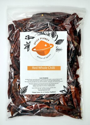PURE RED CHILLI WHOLE DRIED CHILLIES CHILLI DRY CHILLY WITHOUT STALK ...