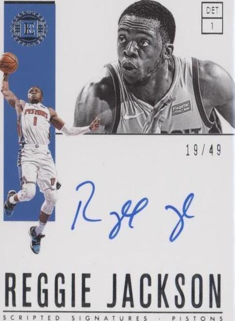 2018-19 Panini Encased - Scripted Signatures Reggie Jackson #SC-RJK /49 ...