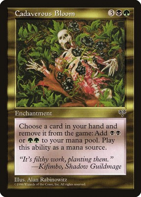 Cadaverous Bloom Mirage PLD Black Green Rare MAGIC GATHERING CARD ...