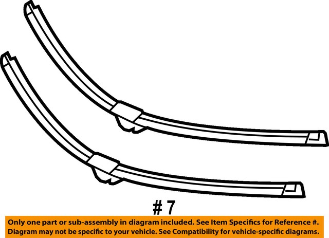Genuine Mercedes-Benz Wiper Blades OEM 2128201900 W212 S212 for sale ...