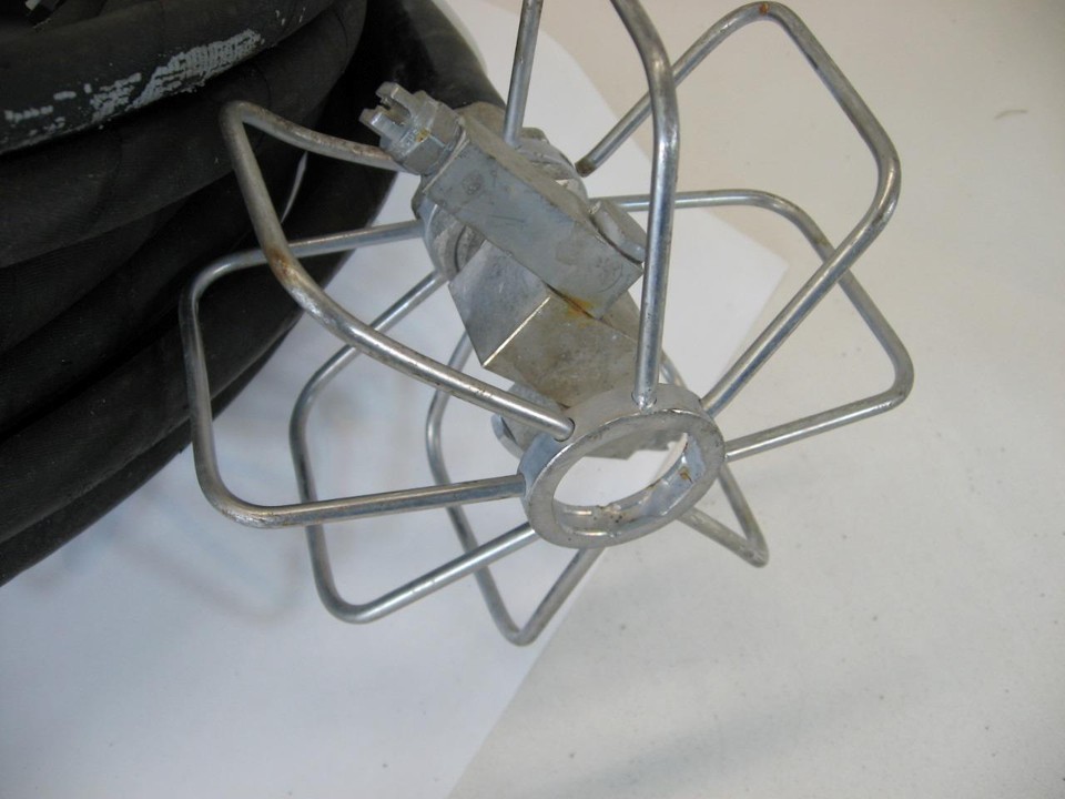 MOSMATIC Duct / Tank Cleaner Rotating Spinner Head 3500psi 250f w/ 50 ...