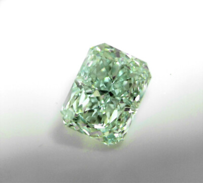 Rare Green Diamond - 0.43ct Natural Loose Fancy Green Color GIA SI1 ...
