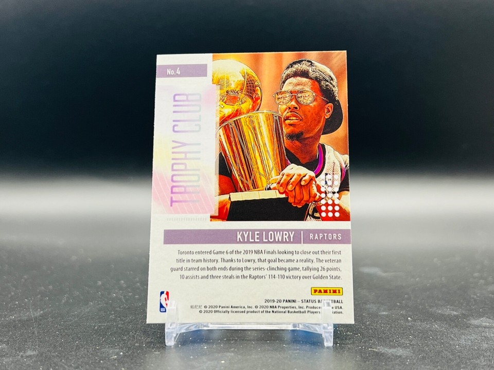 2019-20 Panini Status - Kyle Lowry - Red - Trophy Club - #4 | eBay