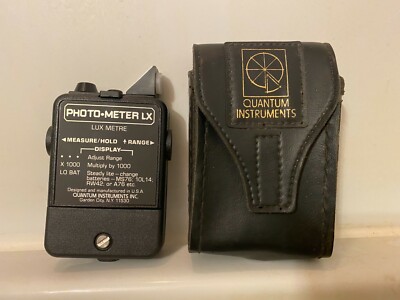 Quantum Photo-Meter LX medical imaging Digital Lux Meter w/leather case ...