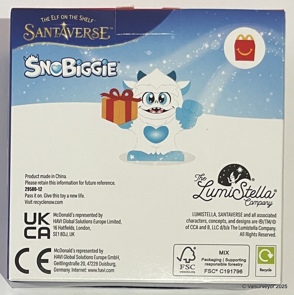 McDonald's Happy Meal UK Christmas SantaVerse 2025 Elf on the Shelf Toys + Book | eBay UK