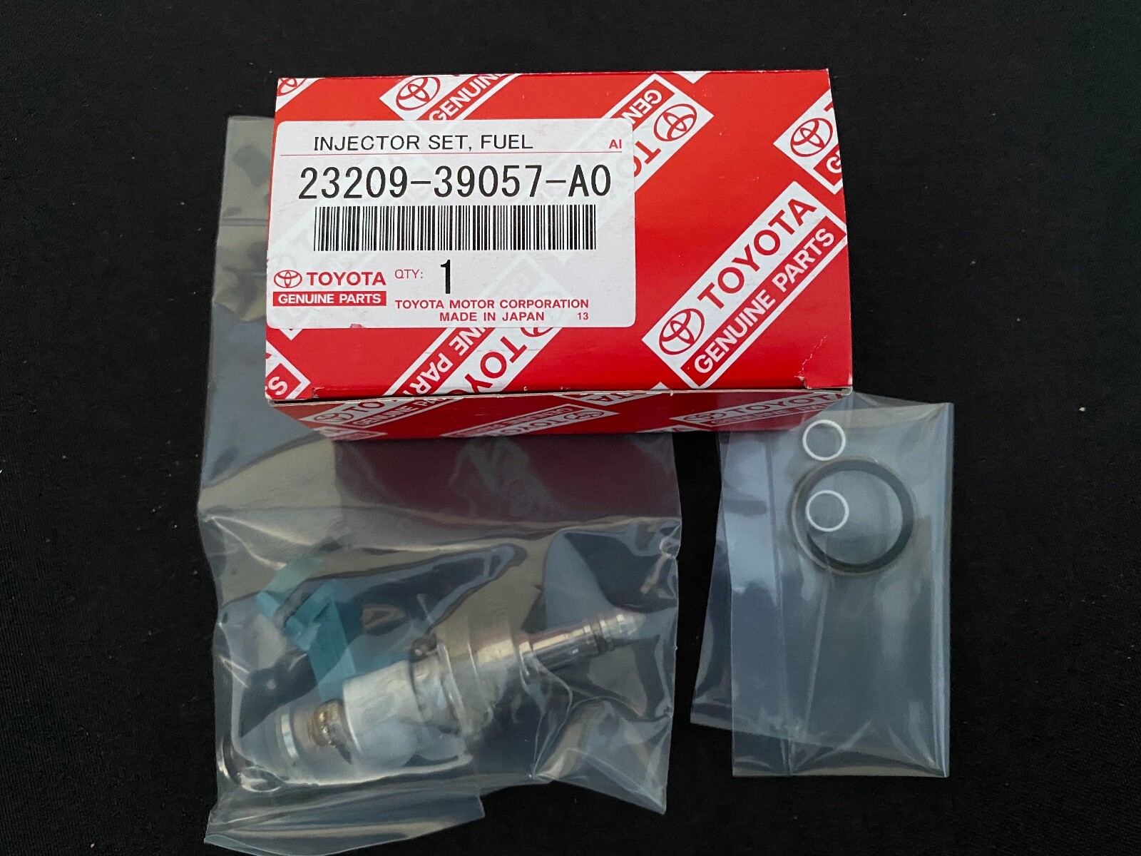 Six Lexus IS250C F sport GS250 GS350 OEM Fuel Injectors Black 23209 ...