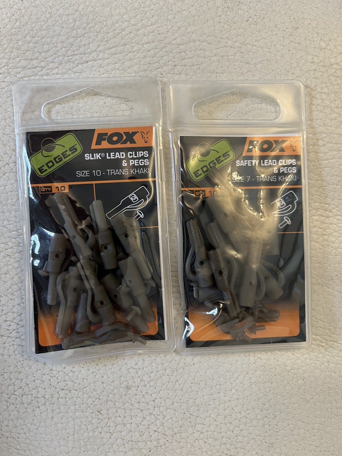 Fox Edges Size 7 Lead Clip Pegs for Carp Fishing CAC477 for sale online ...