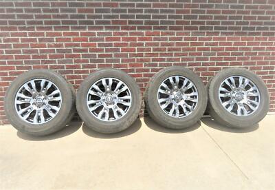 2017 NISSAN TITAN WHEELS 20x8 ALLOY 7 SPOKE TIRES 265/60R20 SET 17 18 ...