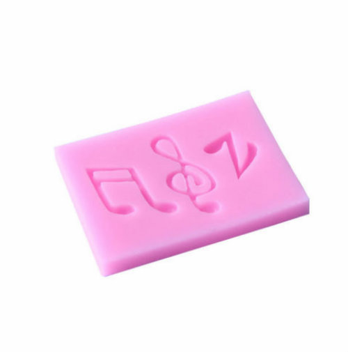 Small Music Note Themed Silicone Mold (Treble and Bass Clef) from ...