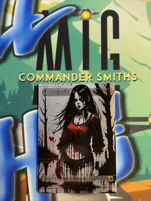 1x METAL Custom Zombie Girl TOKEN + K!LL HIM Token MTG Double Sided ...