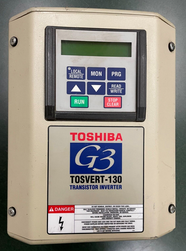 TOSHIBA G3 TOSVERT-130 Transistor Inverter 7.5HP | eBay
