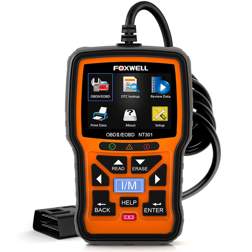 Foxwell NT301 OBD2 Scanner Car Code Reader Check Engine Fault ...