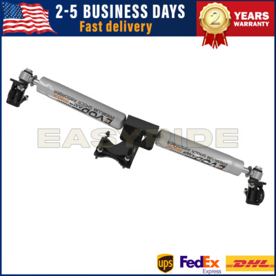 NEW Dual Steering Stabilizer For Jeep Wrangler JK JKU 2007-2018 8734930 ...