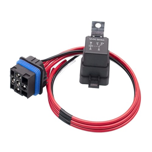 80/60A 12V Waterproof Relay W/ Socket 5 Pin Marine Car/Boat Fan ...