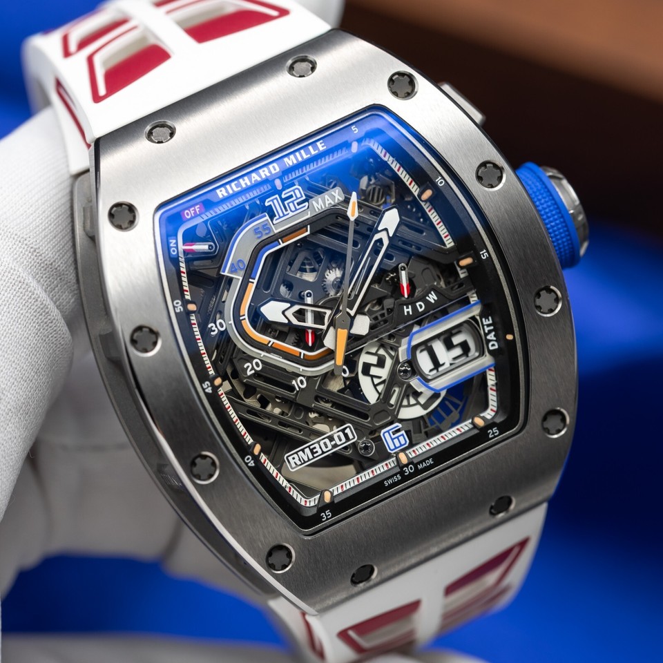RICHARD MILLE RM30-01 Automatic Declutchable Rotor Titanium Skeleton ...