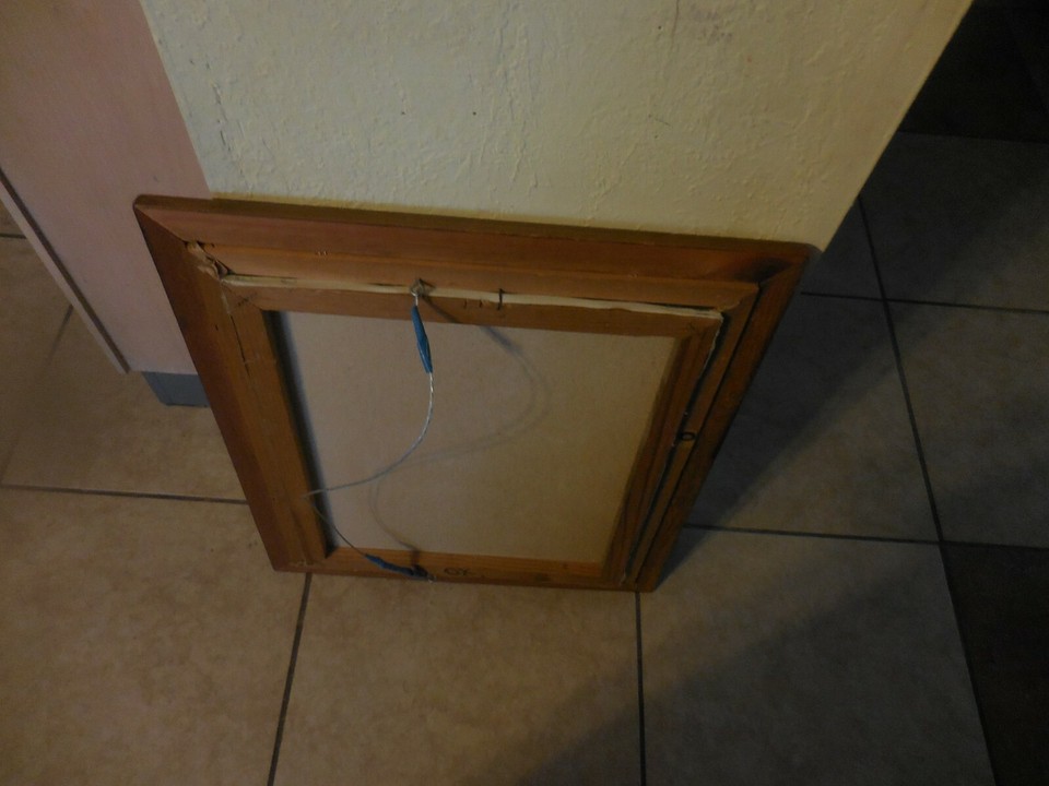 Oil on Canvas Painting of Still-life of Fruit and on Table Signed Curka ...