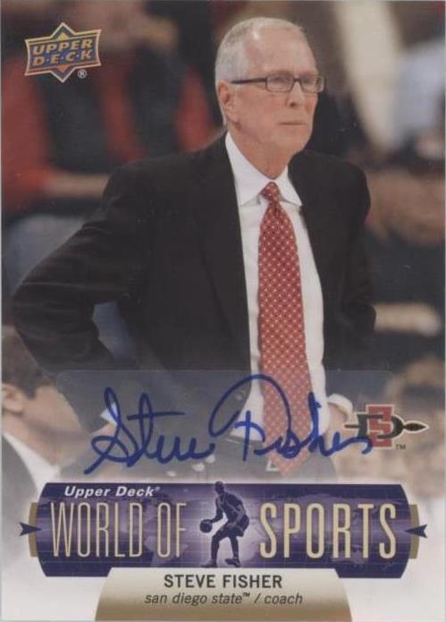 2011 Upper Deck World of Sports - Steve Fisher #72 Autographs (AU, RC ...