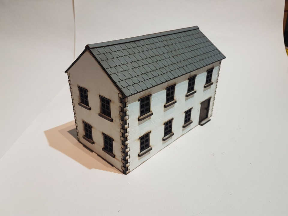 28mm WW2 4 Farm Buildings MDF Painted Terrain Suitable for Bolt Action ...