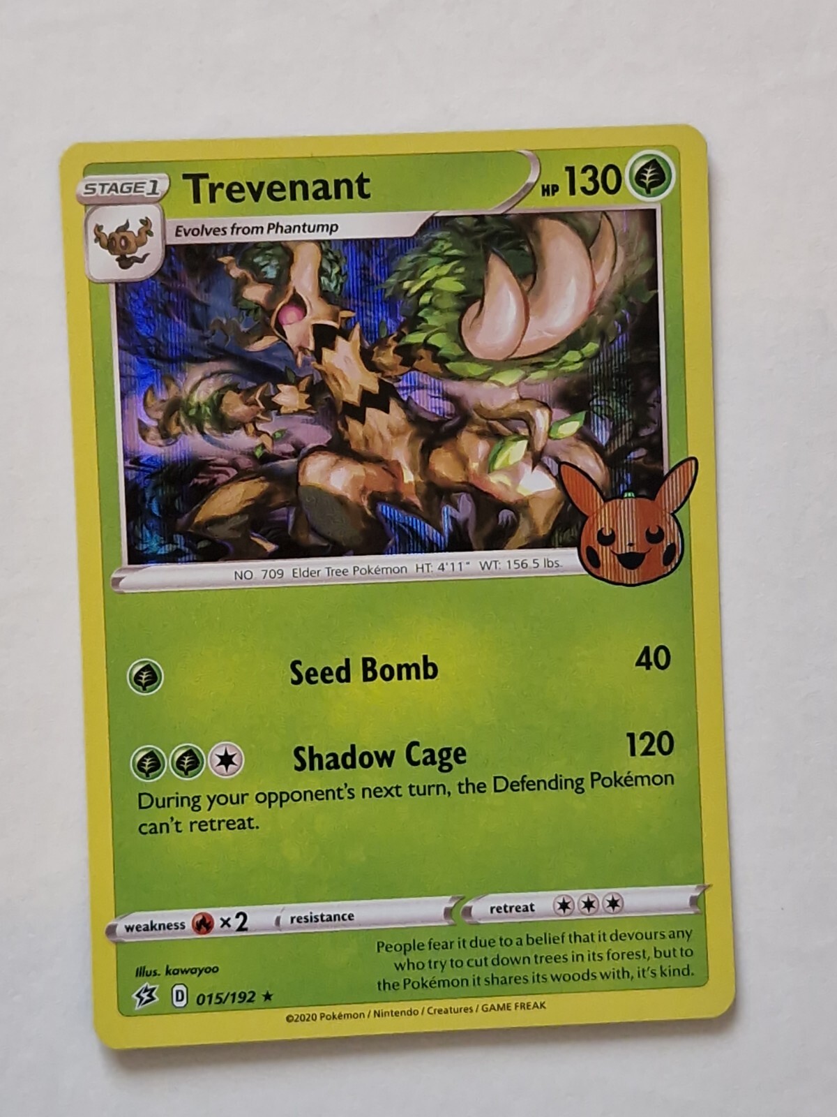 Trevenant (Holo) - 015/192 - Trick or Trade (Halloween US Exclusive ...