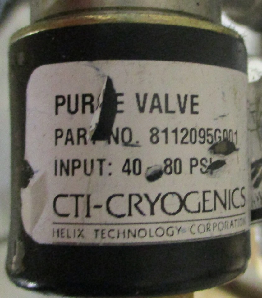 Brooks Automation CTI-Cryogenics On-Board 10 Cryopump 8116231G002R ...