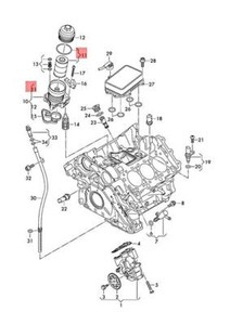 Genuine AUDI VW A4 Avant S4 Quattro A5 S5 Cabriolet Oil Filter ...