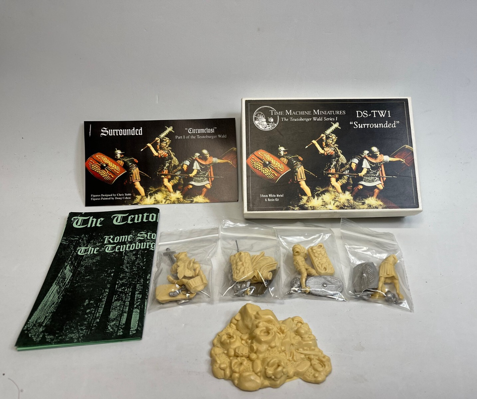 54MM Time Machine Miniatures DS-TW1 SURROUNDED Roman Legionnaires kit ...