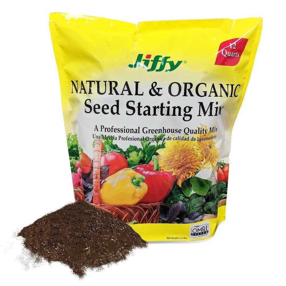 Natural Organic Seed Starter Mix Garden Soil for Planting 12 Quarts