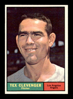 1961 Topps #291 Tex Clevenger NM/NM+ X3072781 | eBay
