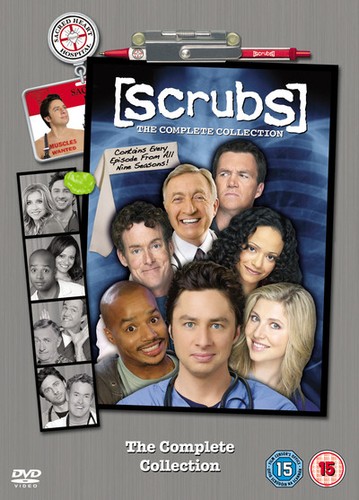 Scrubs: The Complete Collection DVD (2011) Zach Braff cert 15 31 discs ...