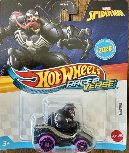 Hot Wheels Racer Verse Marvel Venom Vehicle 2025 Spider-Man 1:64 NEW | eBay