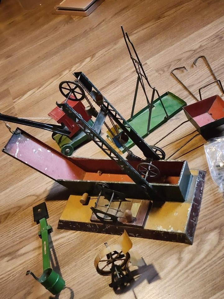 VINTAGE ANTIQUE TINPLATE/STEEL PRIMITIVE TOY LOT FOR USE OR PARTS | eBay