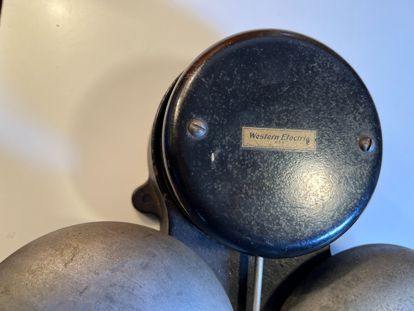 Antique Vintage Western Electric Twin Dual Clapper Bell Ringer ...