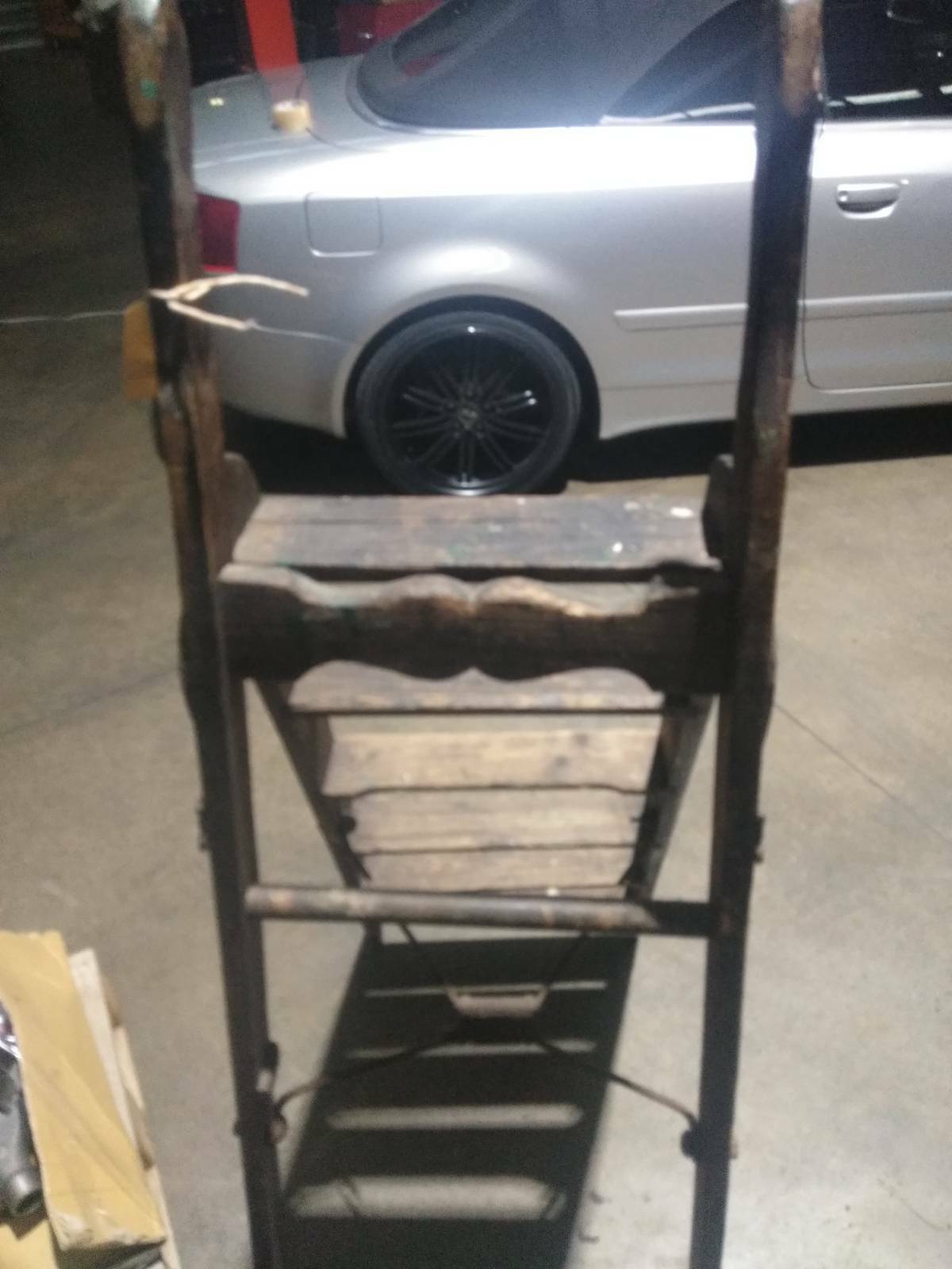 Antique 1900s Simplex step ladder | eBay