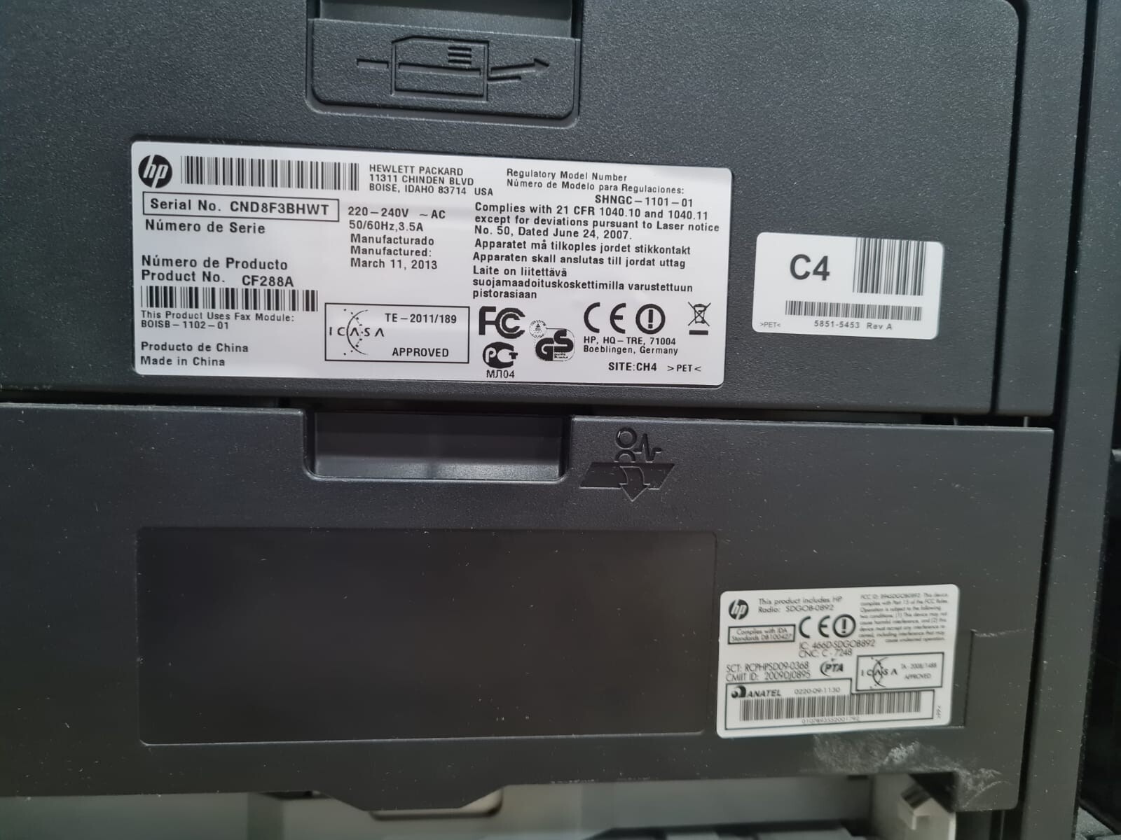 HP LaserJet Pro 400 MFP M425dn All-in-One Laser Printer - (Cables not ...