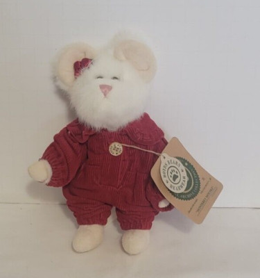Boyd's Bears Plush White Mouse "Monterey Mouski" Jointed 7" | eBay