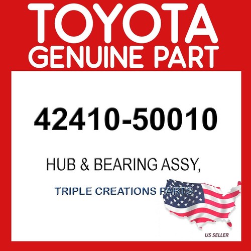 TOYOTA GENUINE 4241050010 HUB & BEARING ASSY, REAR AXLE, RH/LH 42410 ...