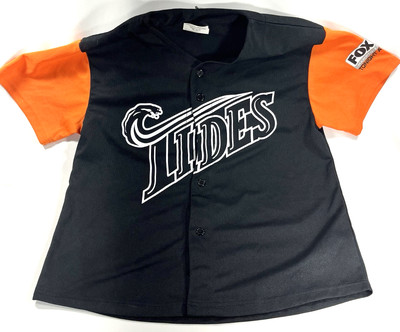 Norfolk Tides Jersey #1 Youth XL Minor League Baseball Black & Orange ...
